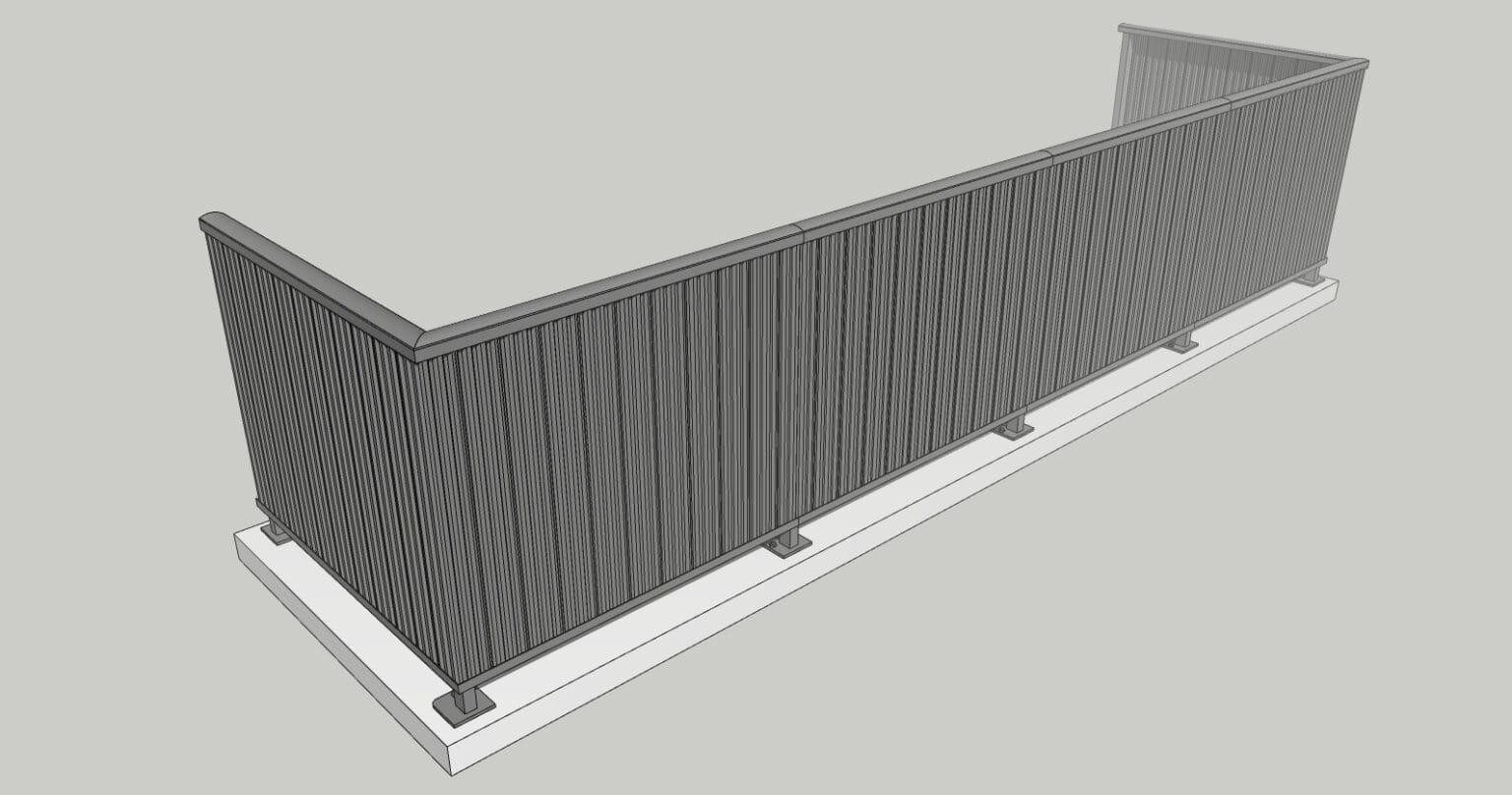 LRC-1001 Aluminum corrugated panel system(Welded) – Link Aluminum ...